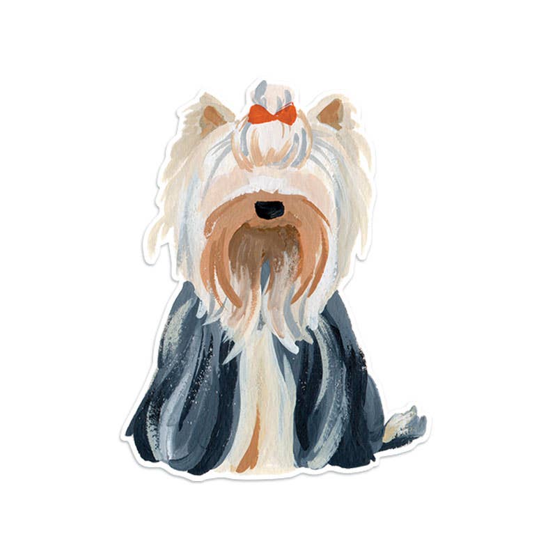 1canoe2 - Yorkie Die-Cut Vinyl Sticker | ELLA JAYMS